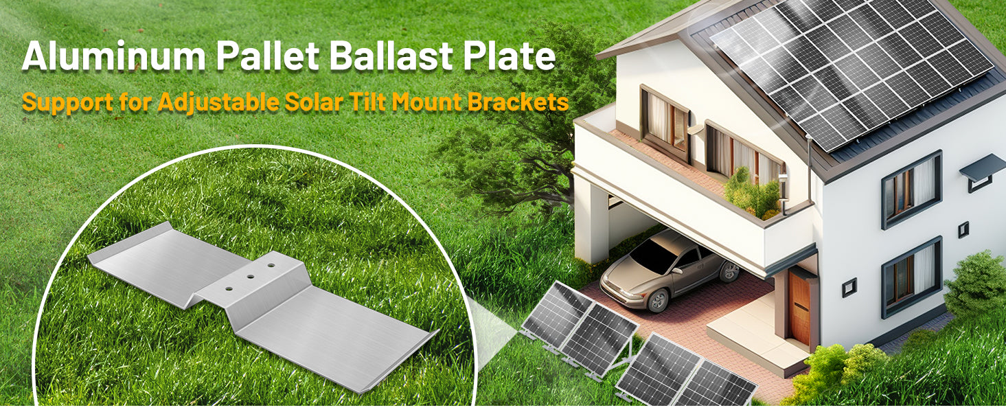 4 Pcs Aluminum Pallet, Shim Block, Ballast Plate, Support for Adjustab ...